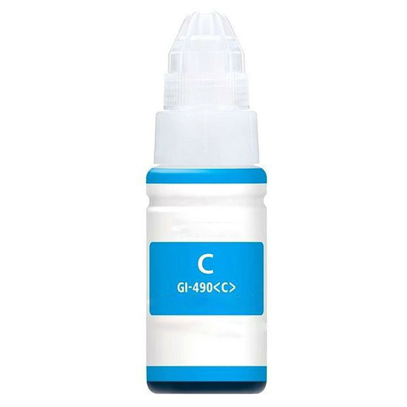 Canon GI-490 C Kompatibel Refill bläck (70 ml) - Bläckpatroner - INK Europe