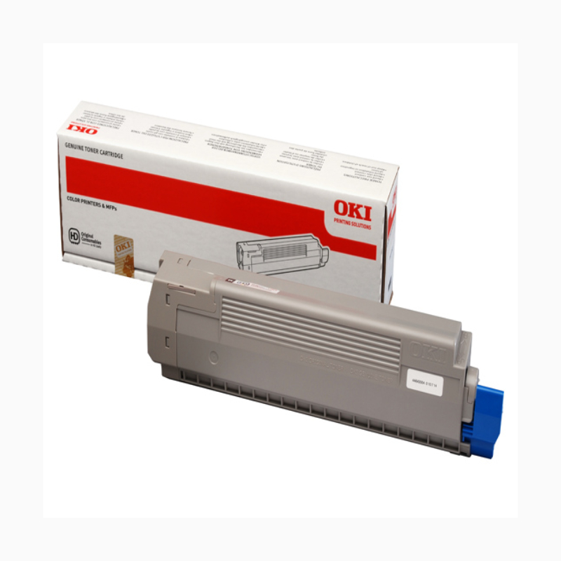 OKI C801/C821 BK Toner - 44643004 Original - Svart 7000 sider - Toner ...
