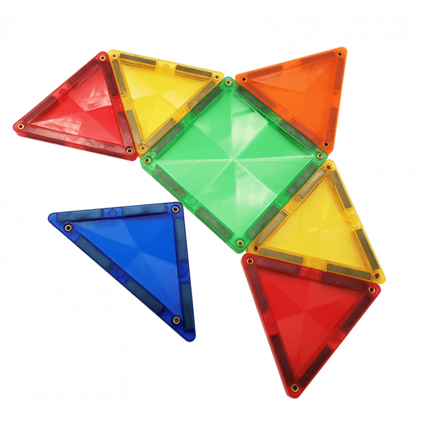 Magnetic Tiles 32 stk - Leg & fest - Randomshop
